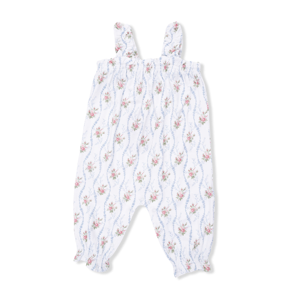 Angel Dear Ruffle Stripe Overall in Heirloom Rose Stripe – Crush Boutique