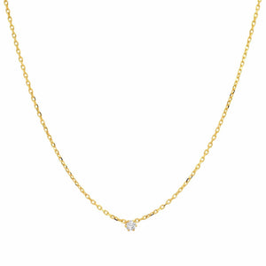 Tai Gold Vermeil Chain with Single Cz Accent – Crush Boutique