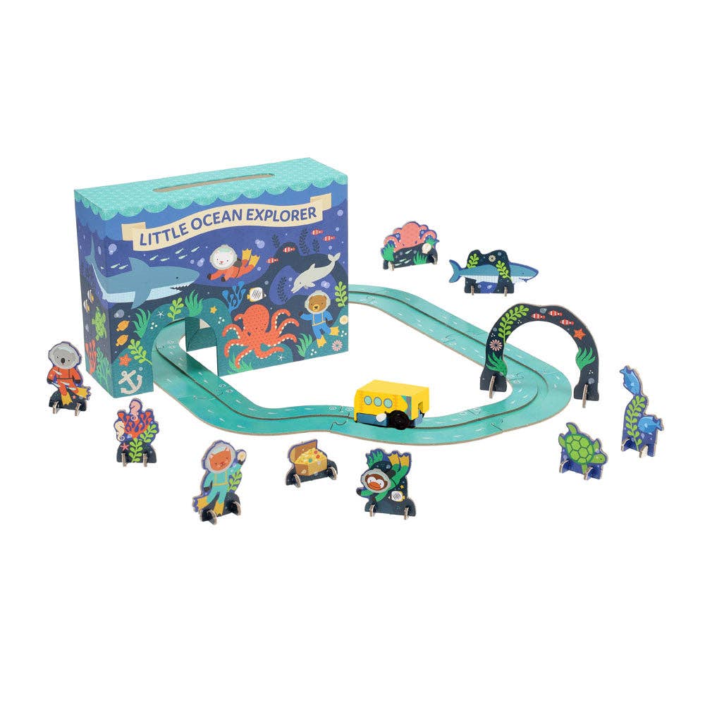 Chronicle Books Little Ocean Explorer Wind Up and Go Playset – Crush ...